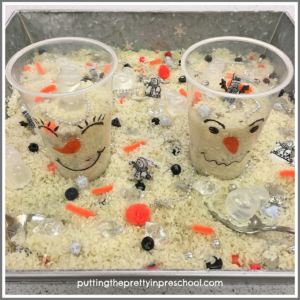 Snowman Sensory Play