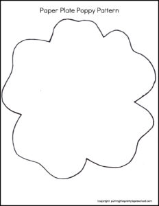 Coffee Filter Poppy Art