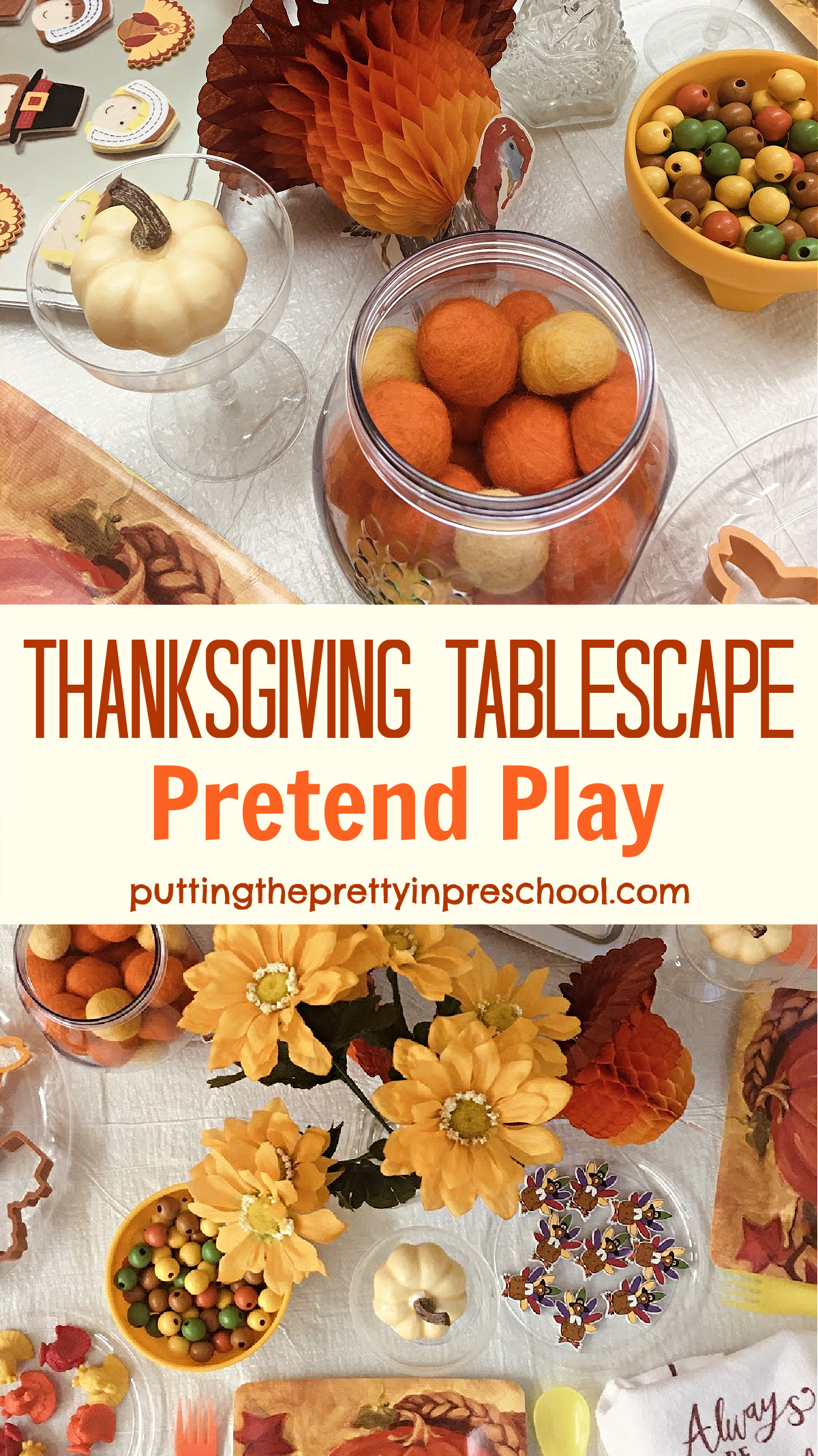 Thanksgiving Tablescape Pretend Play