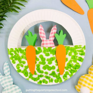 Paper Plate Easter Basket
