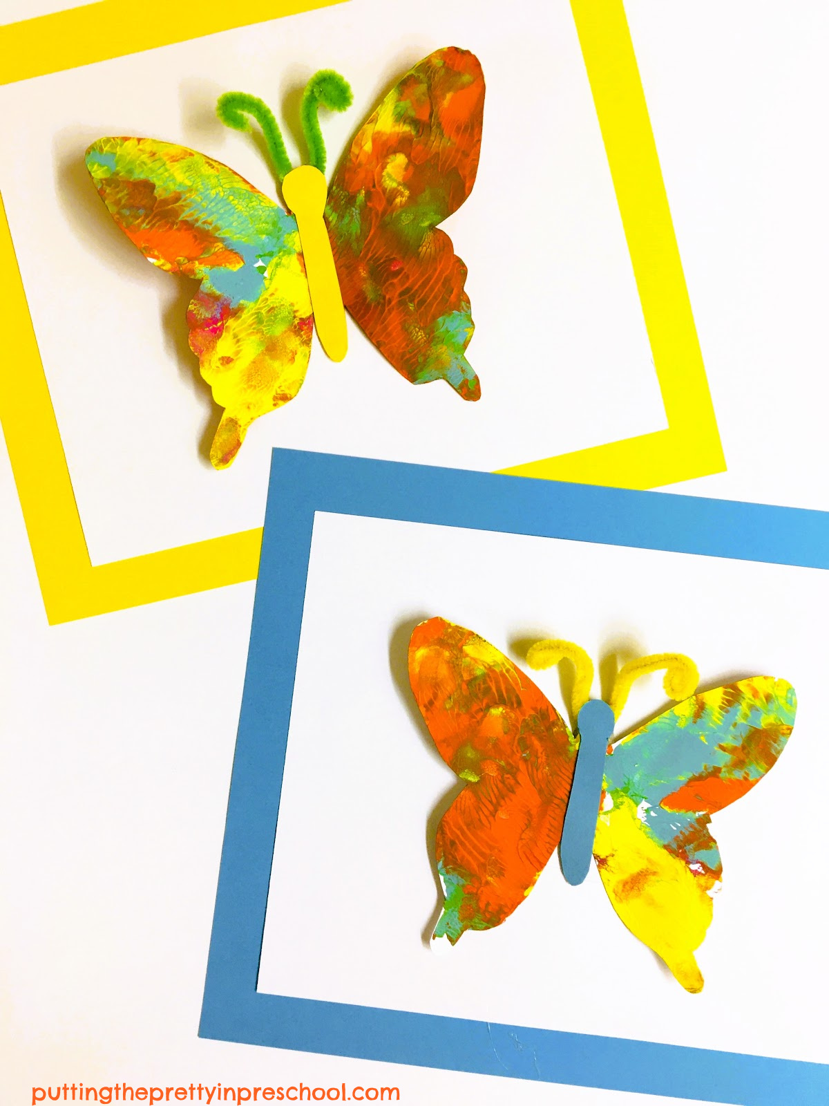 Spin Painting Butterflies
