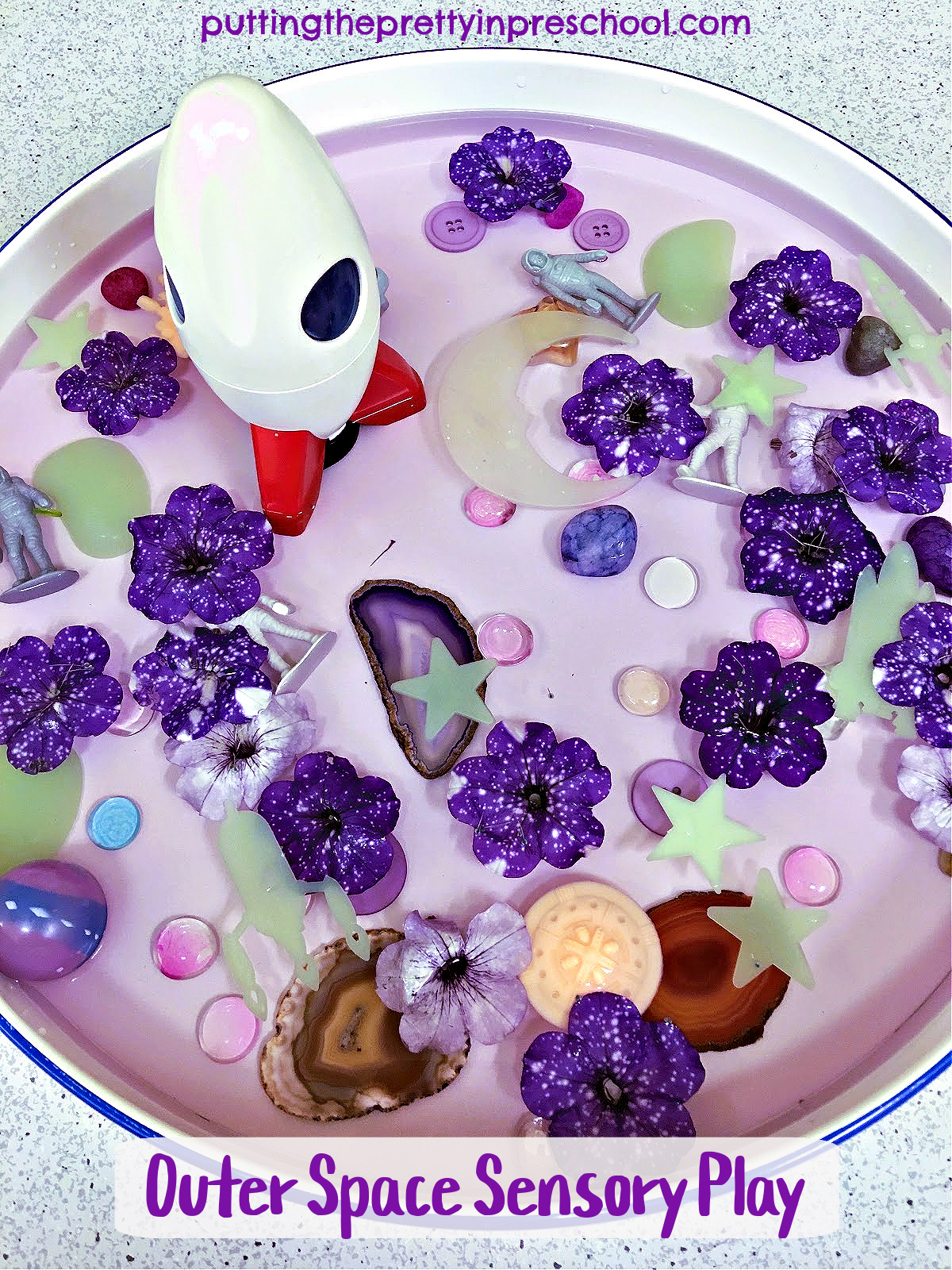 Starry Sky Sensory Bin