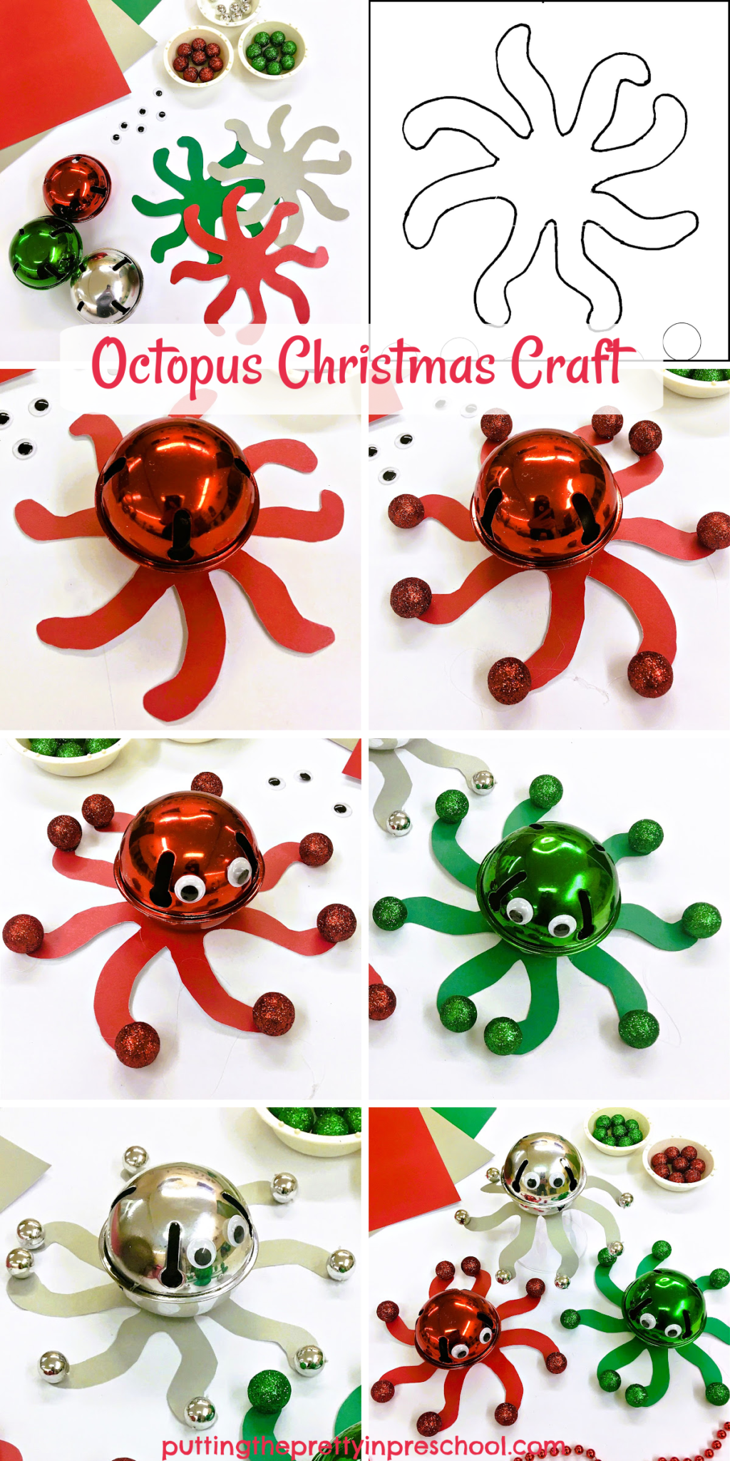 Octopus Christmas Craft