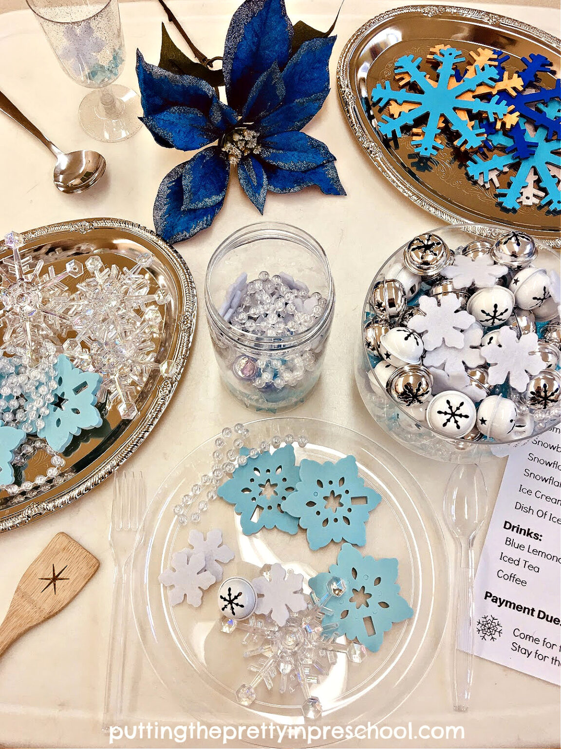 Snowflake Cafe Dramatic Play