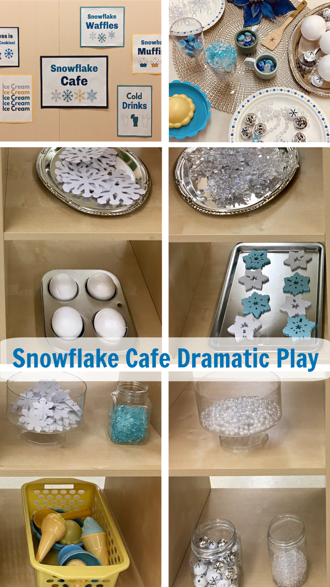 Snowflake Cafe Dramatic Play