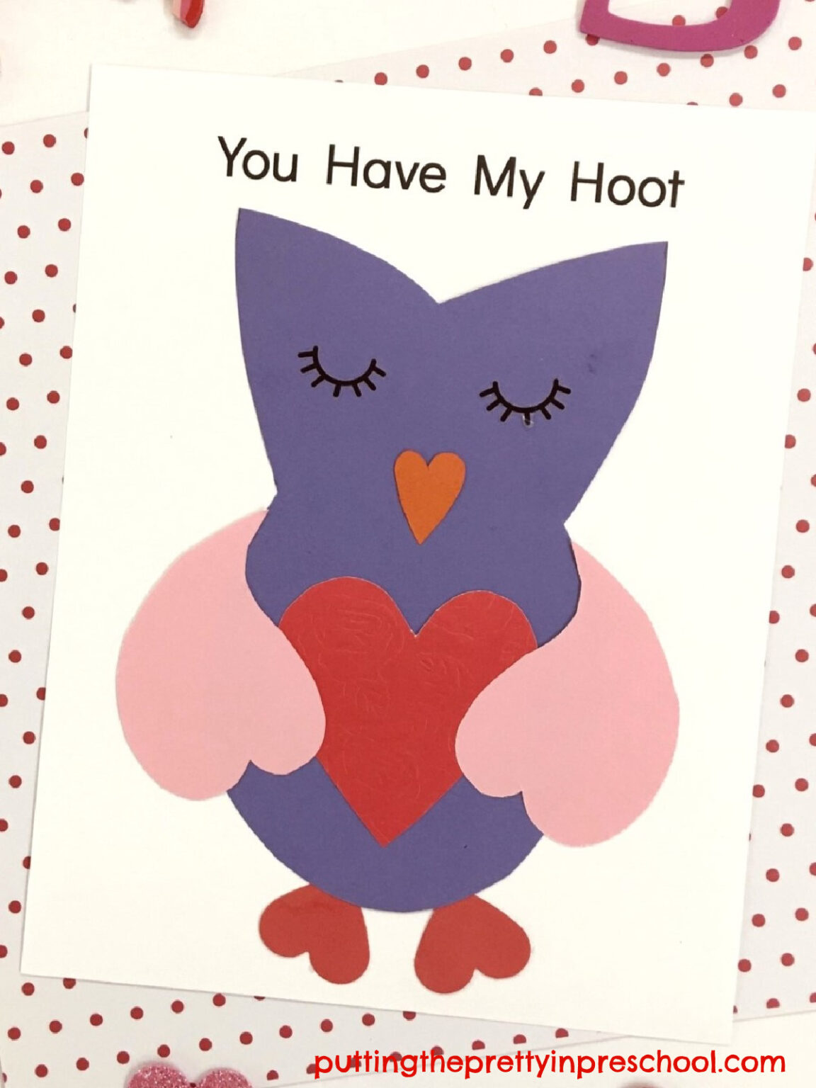 Valentine’s Day Owl Craft