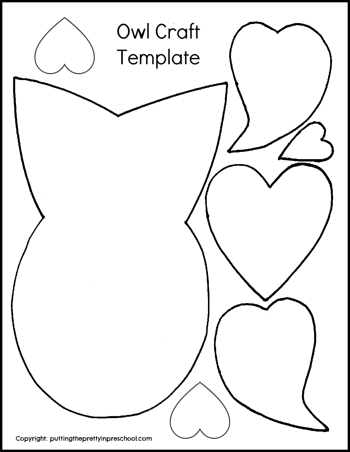 Valentine’s Day Owl Craft