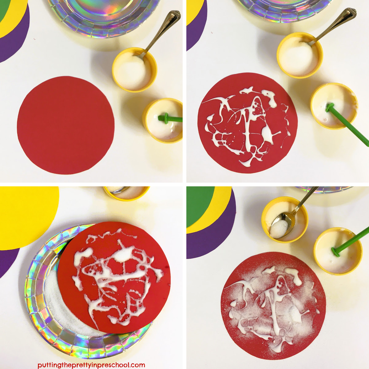 Moon Colors Art Project