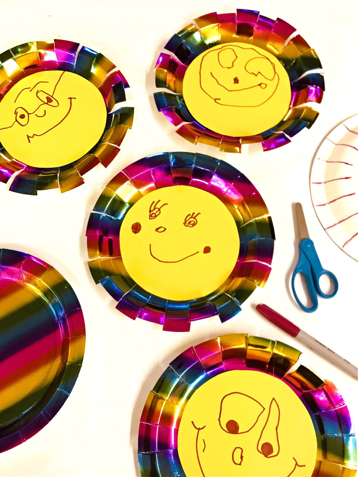 Paper Plate Sun Craft