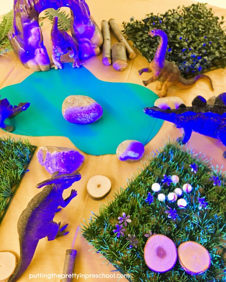 Lighted Dinosaur Small World