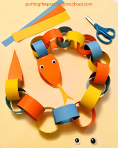 Paper Chain Snake Craft