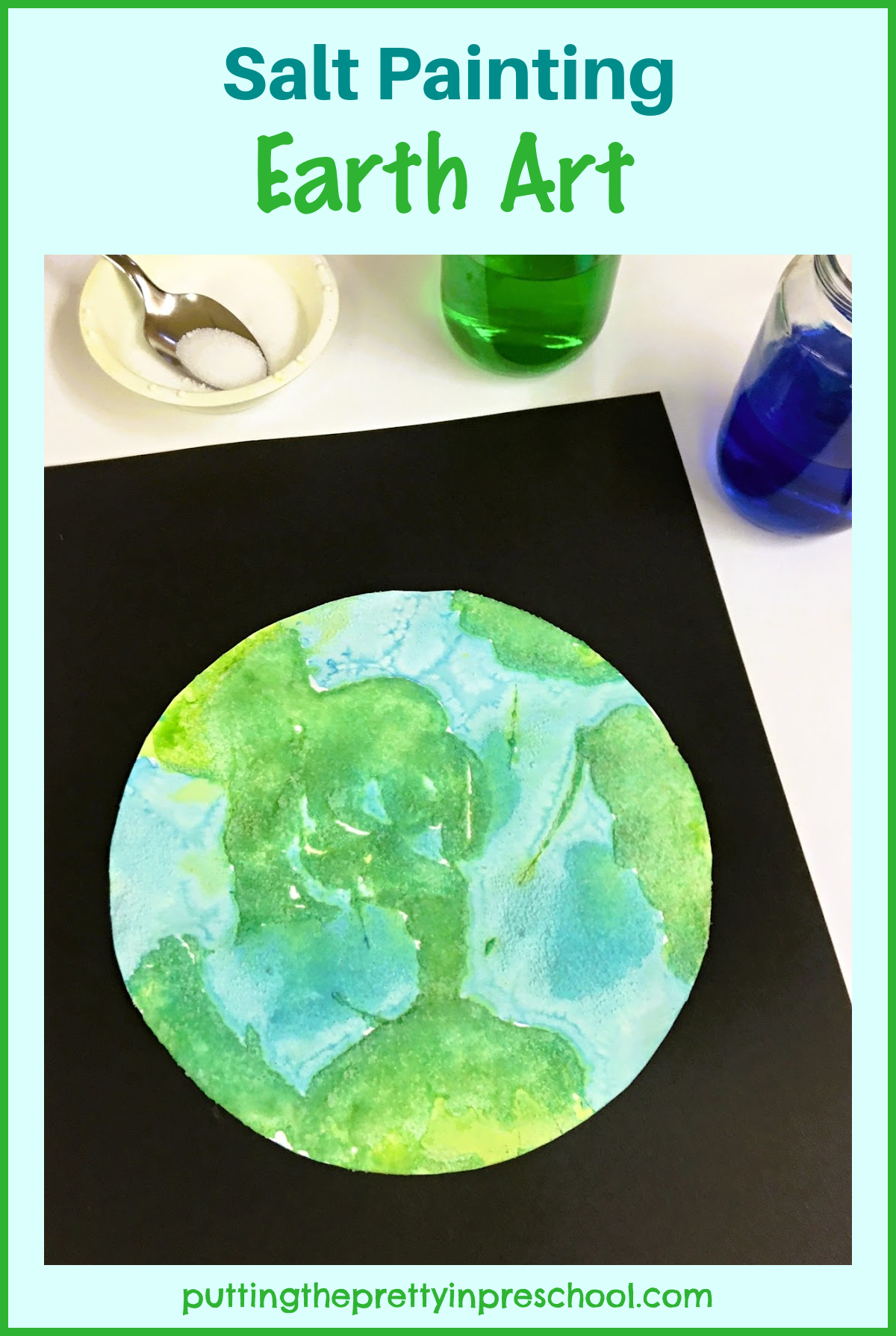 Salt Painting Planet Art