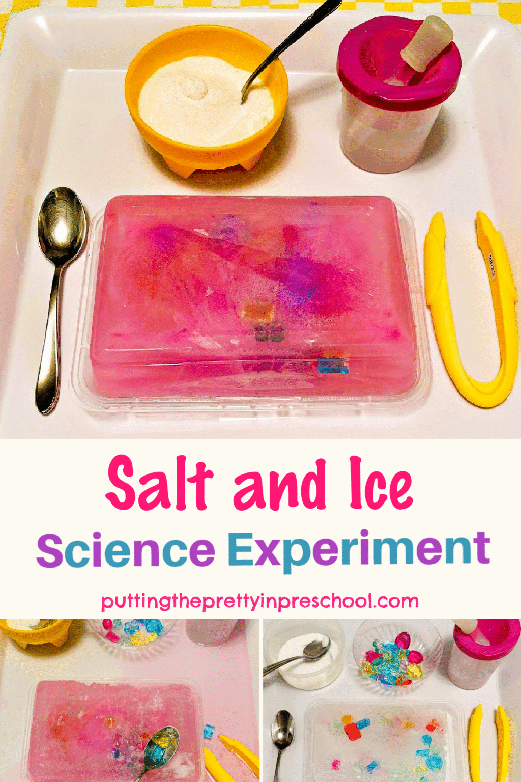 Salt and Ice Science Experiment