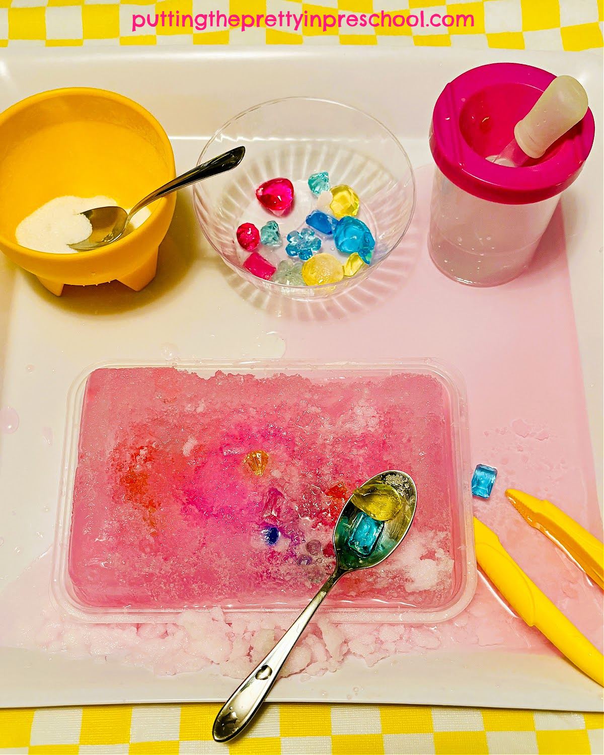 Salt and Ice Science Experiment