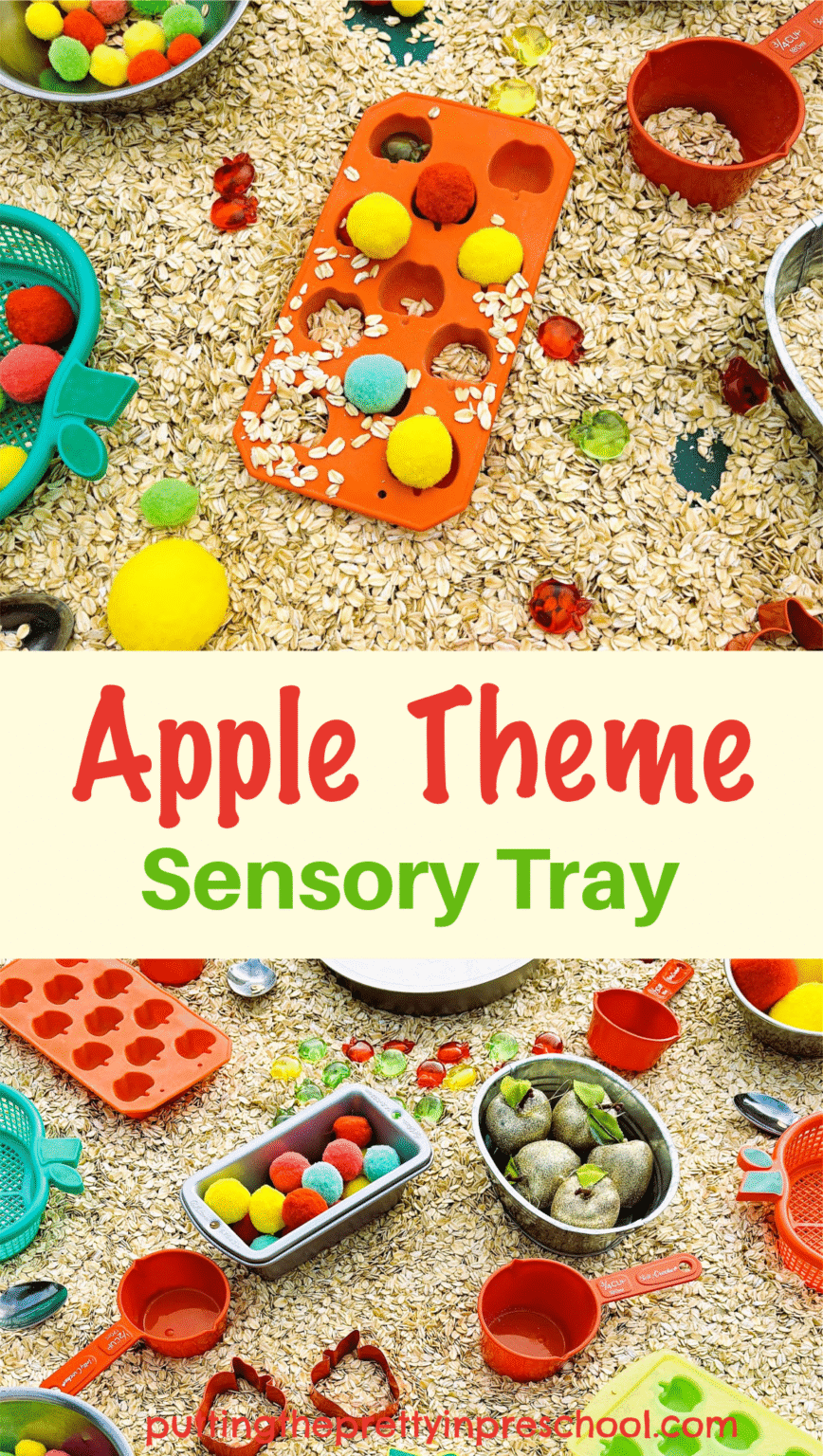 Apple Theme Sensory Tray